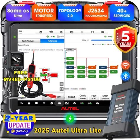 Autel Maxisys Ultra Lite As Ultra Diagnostic Scanner Programming Coding