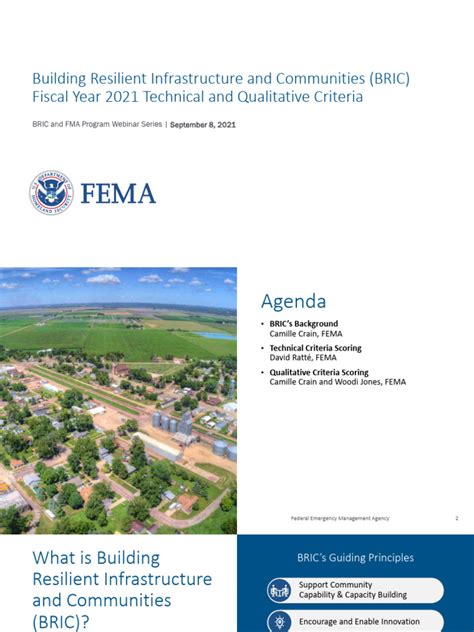 Fema Bric Fy21 Tech Qual Criteria9082021 Pdf Flood Emergency Management