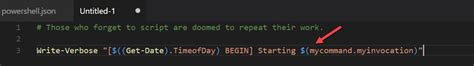 Adding PowerShell Snippets To Visual Studio Code The Lonely Administrator