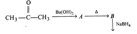 Consider the following sequence of reactions. The final product