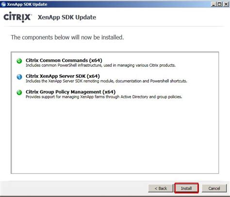 tutos eu installer les commandes powershell pour citrix xenapp 6 5