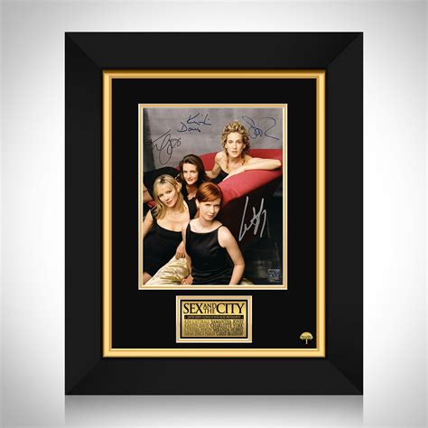 Sex And The City Cast Photo Limited Signature Edition Custom Frame Rare T