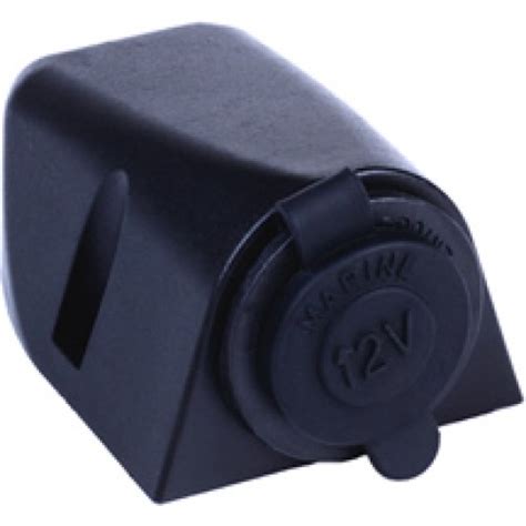 Cigarette Lighter Socket With Mounting Plate And Marine Socket Cover