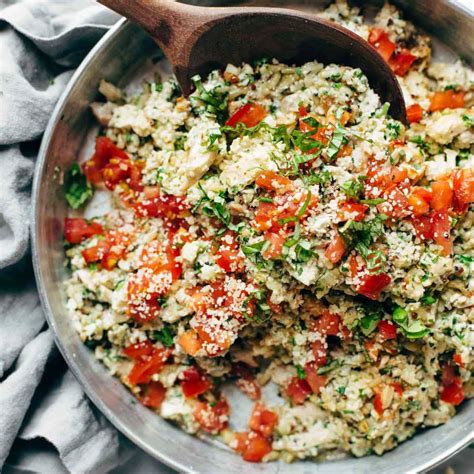 Healthy Garlic Herb Chicken Salad Recipe Pinch Of Yum