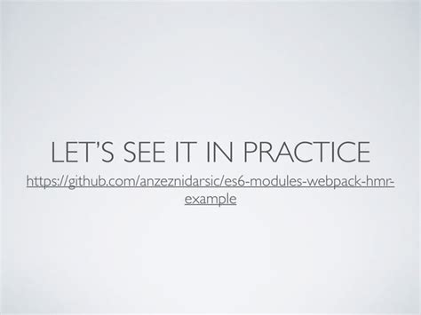 Hot Module Replacement Ppt