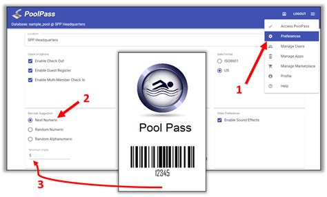 how to setup incrementing barcode numbers