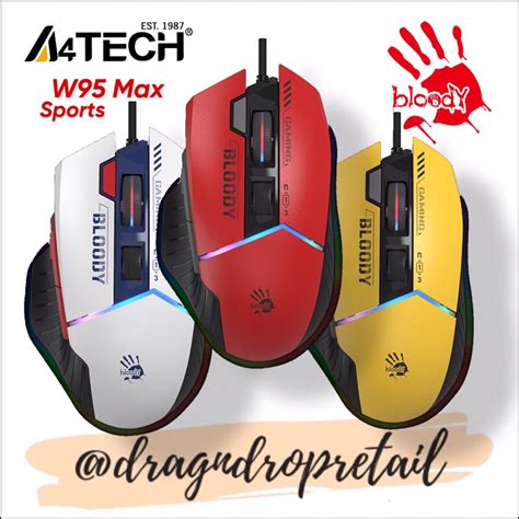 A4TECH BLOODY W95 Max Sports Extra Fire Gaming Mouse Shopee Philippines
