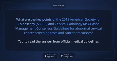 What Are The Key Points Of The 2019 American Society For Colposcopy Asccp And Cervical What Are The Key Points Of The 2019 American Society For Colposcopy Asccp And Cervical