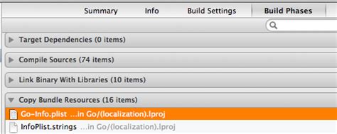 Ios Xcode Cannot Locate Localized Infoplist Stack Overflow