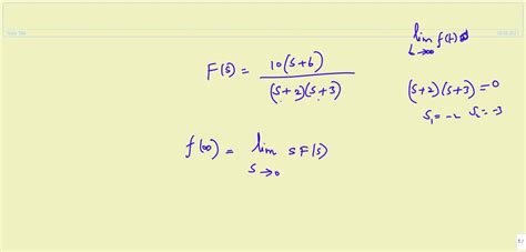 solved given the following functions 𝐅 s find f t a 𝐅 s s 1