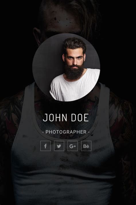 John Doe Photography Html Website Template 64749