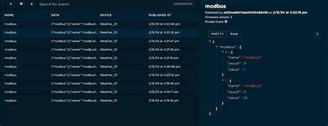 Monitor One Getting Started With Modbus Hardware Particle