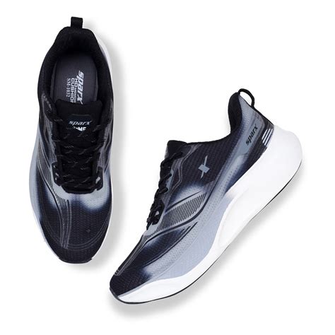 Sparx Black Darkgrey Athleisure Shoes For Men Sm 1032