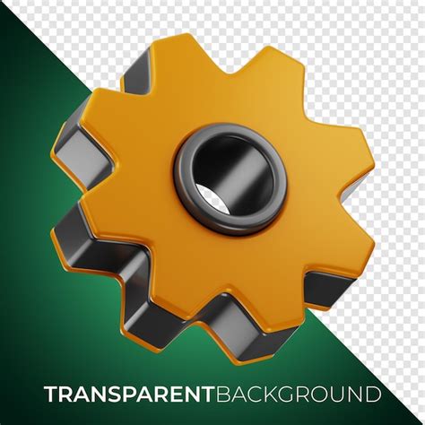Premium Psd Premium Game Setting Icon 3d Rendering On Isolated Background