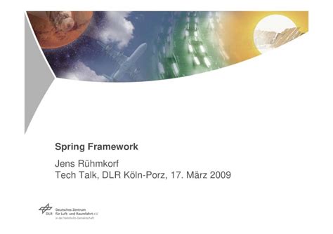 Pdf Tech Talk Spring Framework Dokumentips