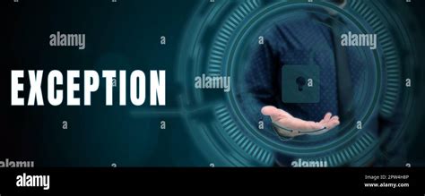 Conceptual Display Exception Business Showcase Person Or Thing That Is