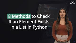 GeeksforGeeks | Python List Videos