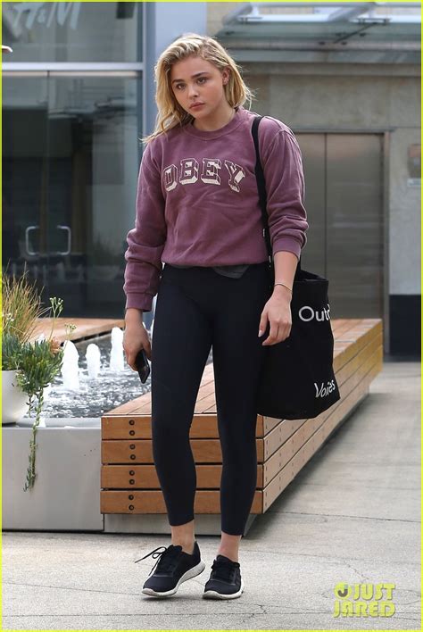 Chloe Moretz Working Out