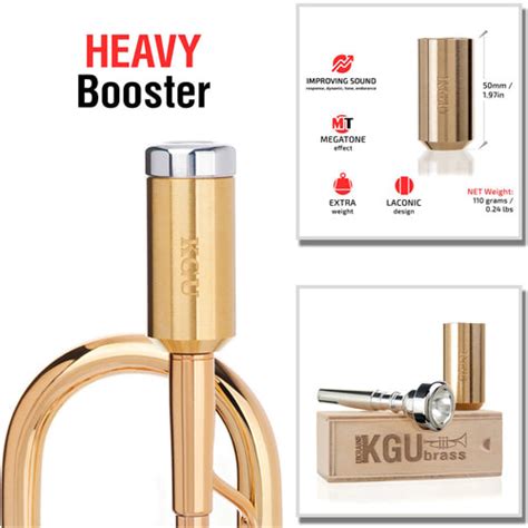 Kgu Brass Heavy Trumpet Mouthpiece Booster Accmusic Store