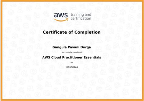 pavani durga gangula on linkedin aws cloudpractitioner cloudcomputing