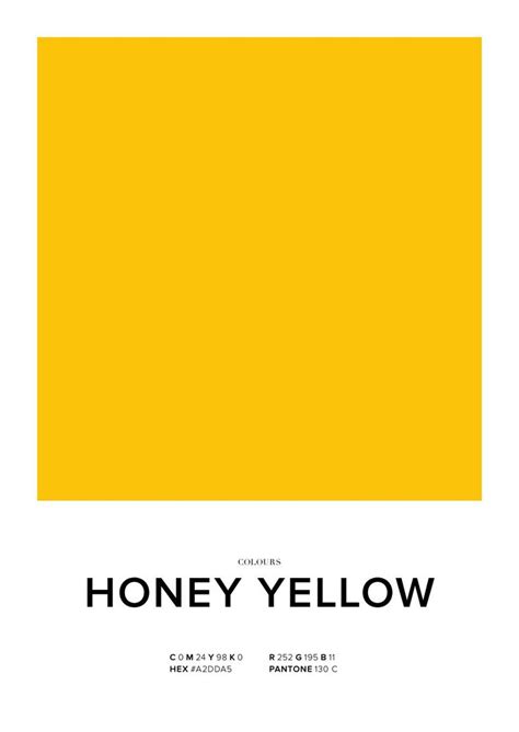 Color Trends 2020 Honey Yellow Bright Yellow Logo Yellow Honey Bold