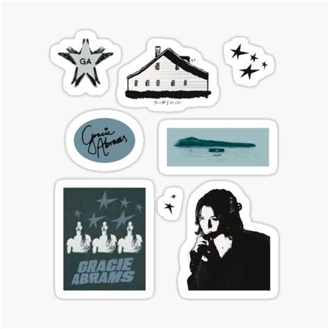 Gracie Abrams Sticker Pack Sticker By Carlotamaria Redbubble