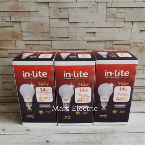 Inlite Value Bulb Lampu Led Watt Shopee Indonesia