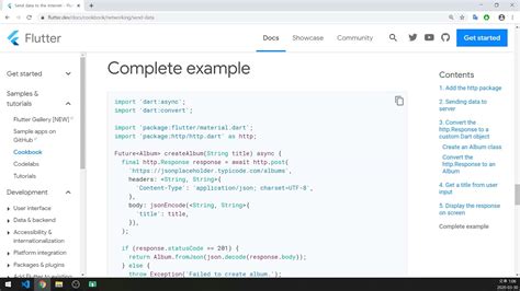 플러터flutter로 앱출시까지 24 요청을 통해 데이터 생성 수정하기 Youtube