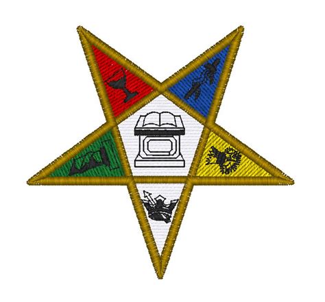 Embroidery Oes Star Patch Pentagon Up Etsy