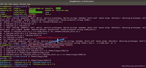linux c cjson库的使用、编译为cjson动态库 cjson master 下载 csdn博客