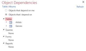 Fixing MS Access Object Dependencies Not Working Or Missing Issue