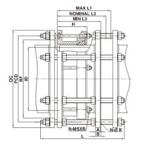 Dismantling Joint Type B Qingdao Yongtong Di Pipe Coltd