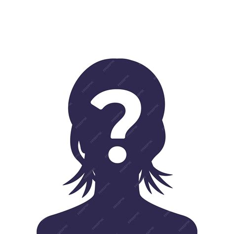 Premium Vector Unknown Person Female
