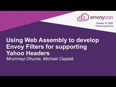 conference talks talk using wasm to develop envoy filters for
