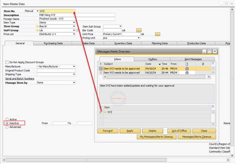giải pháp duyệt dữ liệu danh mục item master data sap b1