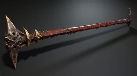 Premium Photo Fantasy 3d Hammer And Halberd In Unreal Engine 5