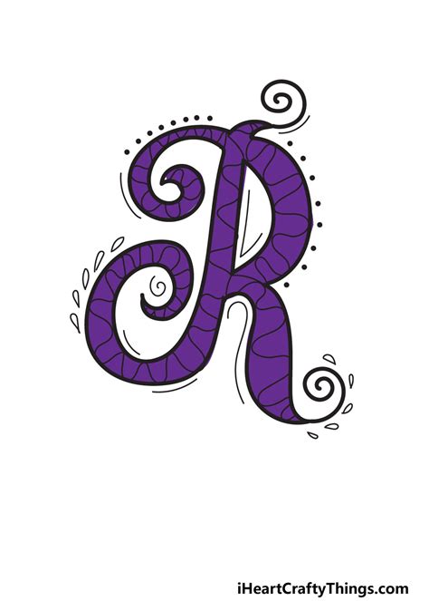 Fancy Letter R Draw Your Own Fancy Letter R In 6 Easy Steps