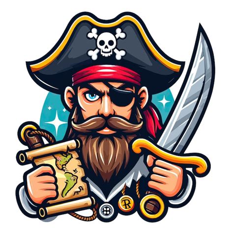 Premium Vector Pirate Face