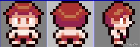 【rpg像素角色】俯视角 行走动画 香菇0 0 博客园