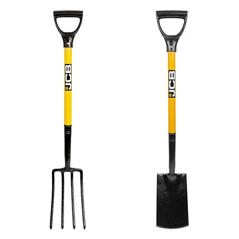 Jcb Solid Forged Lightweight Border Fork And Border Spade Set