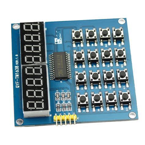8 Bits Led Digital Tube Module Keyboard Scan And Display Module Tm1638 Mcu Kitsguru