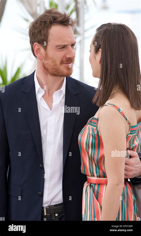 Cannes France 23rd May 2015 Actor Michael Fassbender And Actress