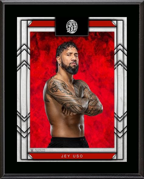 Jey Uso Wwe 105 X 13 Sublimated Plaque Wrestling Plaques And