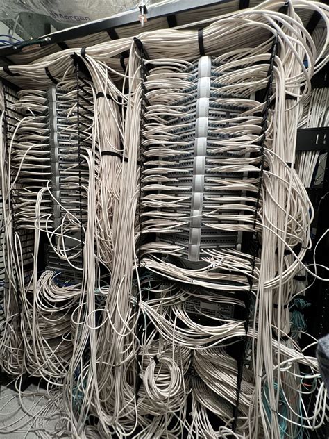 Networkengineering Itinfrastructure Cablemanagement Beforeandafter