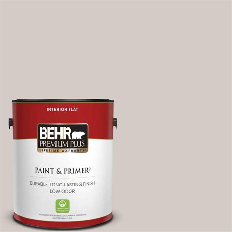 Behr Premium Plus 1 Gal Ppu18 09 Burnished Clay Flat Low Odor