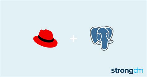 connect postgresql and red hat strongdm