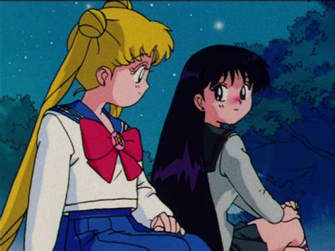 Sailor Moon R Episode 54 Usagi And Rei Tolerating Each Other For A