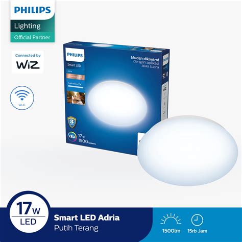 Jual Philips Lampu Smart Wifi Ceiling Adria W Tunable White Putih Shopee Indonesia