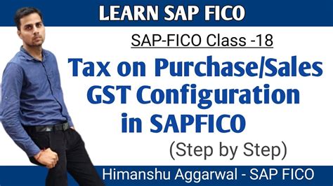 Gst Configuration In Sapfico Youtube