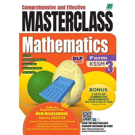 Tingkatan 3 Masterclass Mathematics